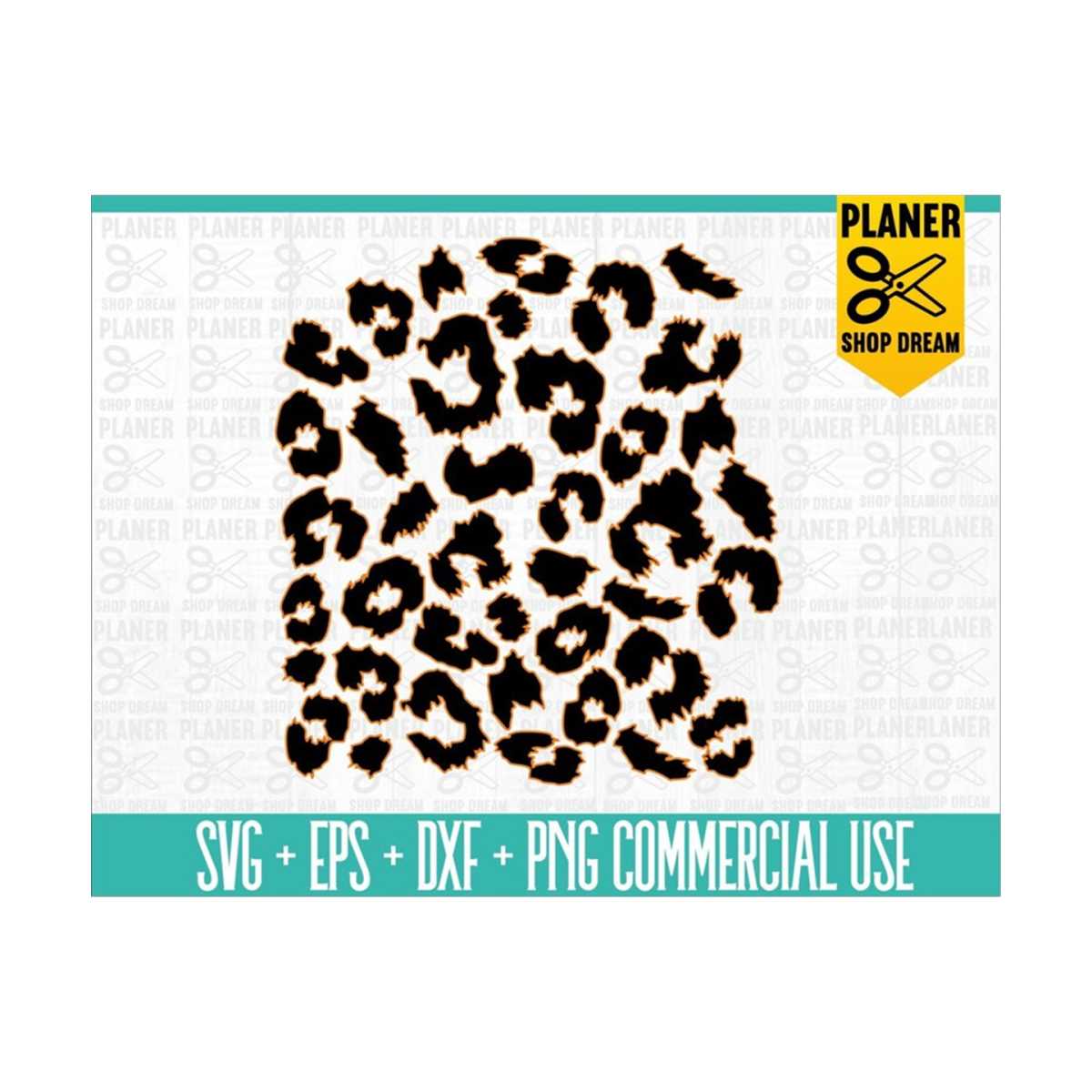 Leopard Print Svg, Leopard Print with Offset,,Leopard svg,An - Inspire ...