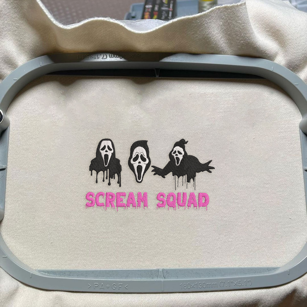 Horror Characters Embroidery Design, Scream Squad Embroidery - Inspire ...