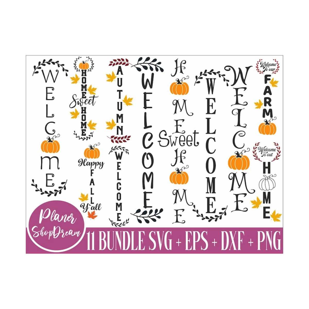 11 Fall Porch svg,Welcome sign SVG,Autumn SVG,Fall Svg, Fall | Inspire ...