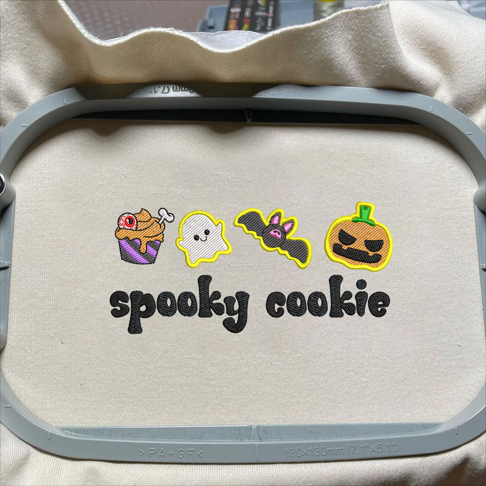 Stay Spooky Halloween Embroidery Design, Sugar Cookie Embroi | Inspire ...