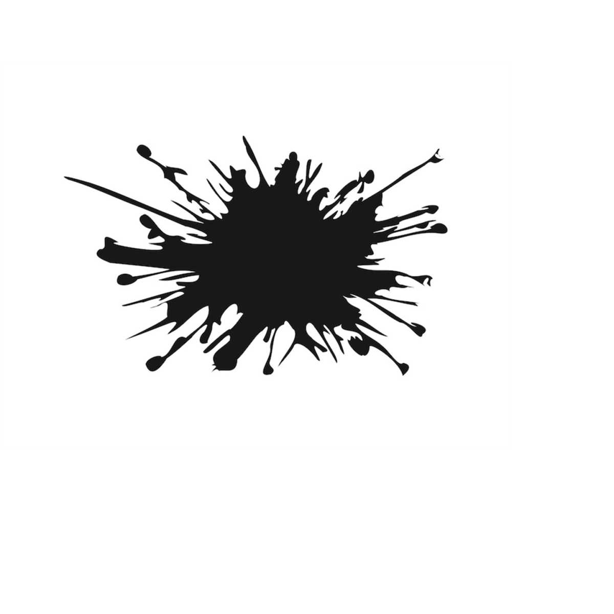 Ink Spot Svg Ink Splat Svg Silhouette Cutting File Clipart S - Inspire ...