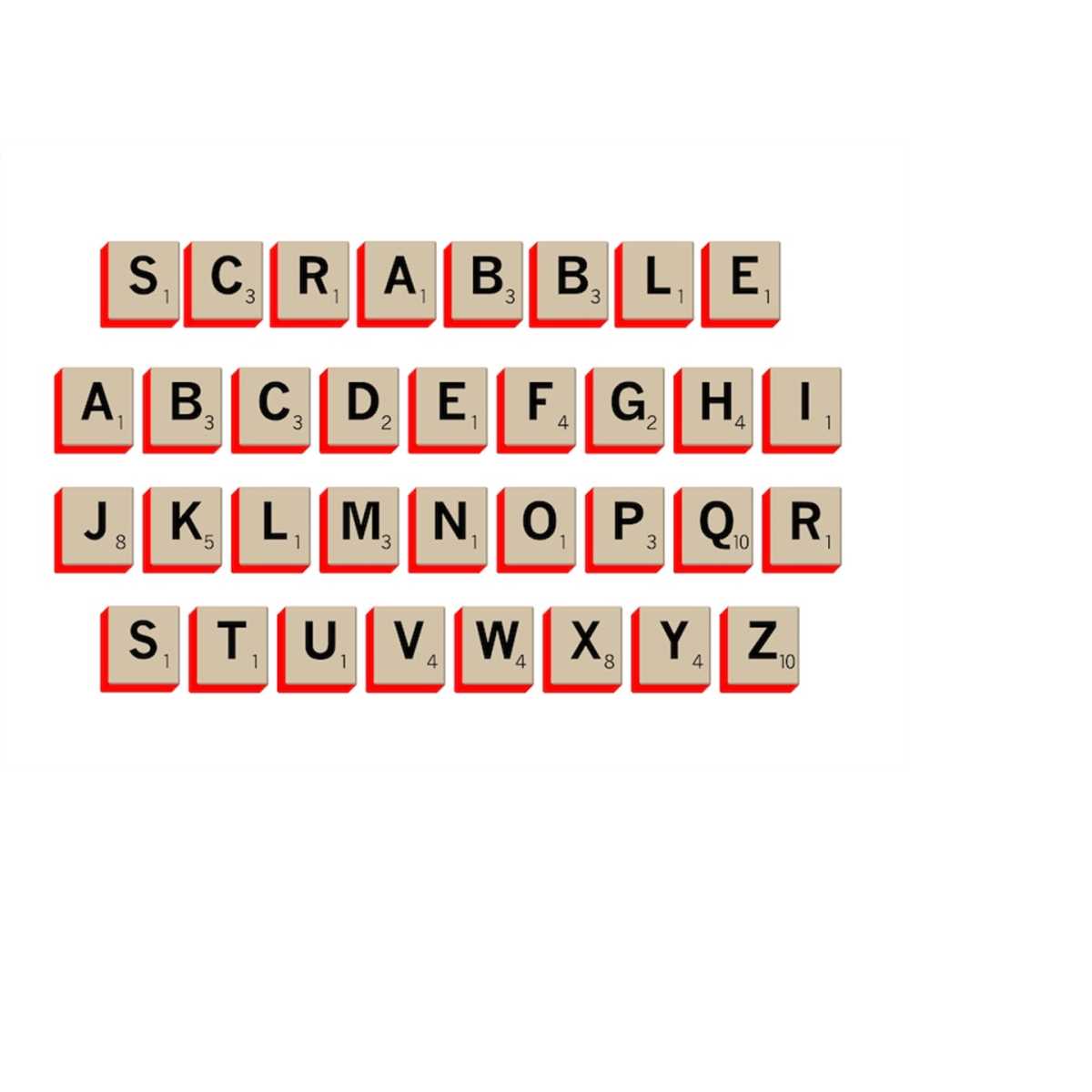 SCRABBLE TILES SVG Files, Scrabble Tiles Svg Files for Cricu - Inspire ...