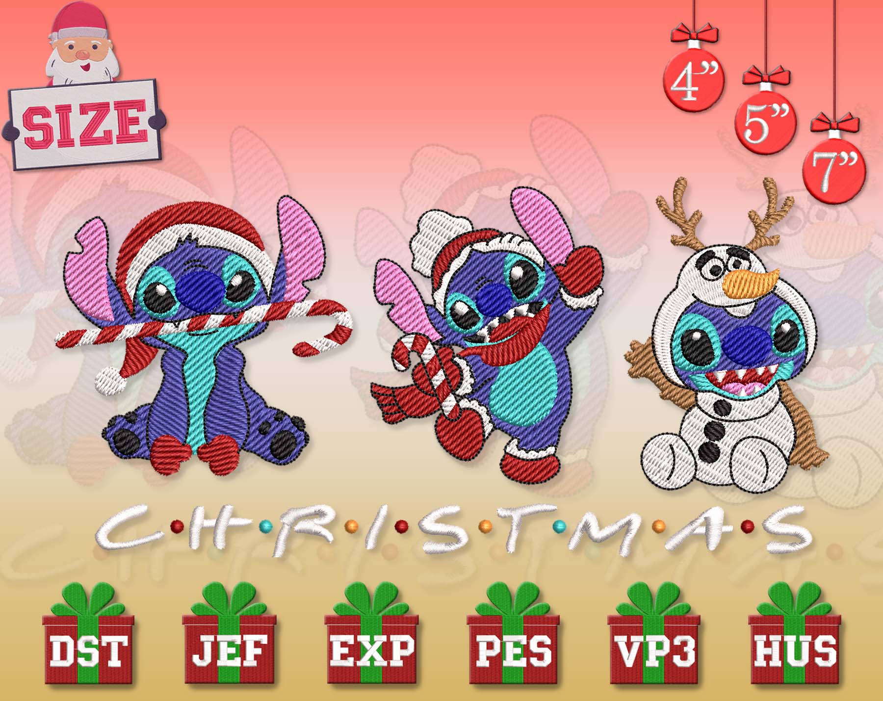 Christmas Stitch Embroidery Designs, Christmas Embroidery De - Inspire ...