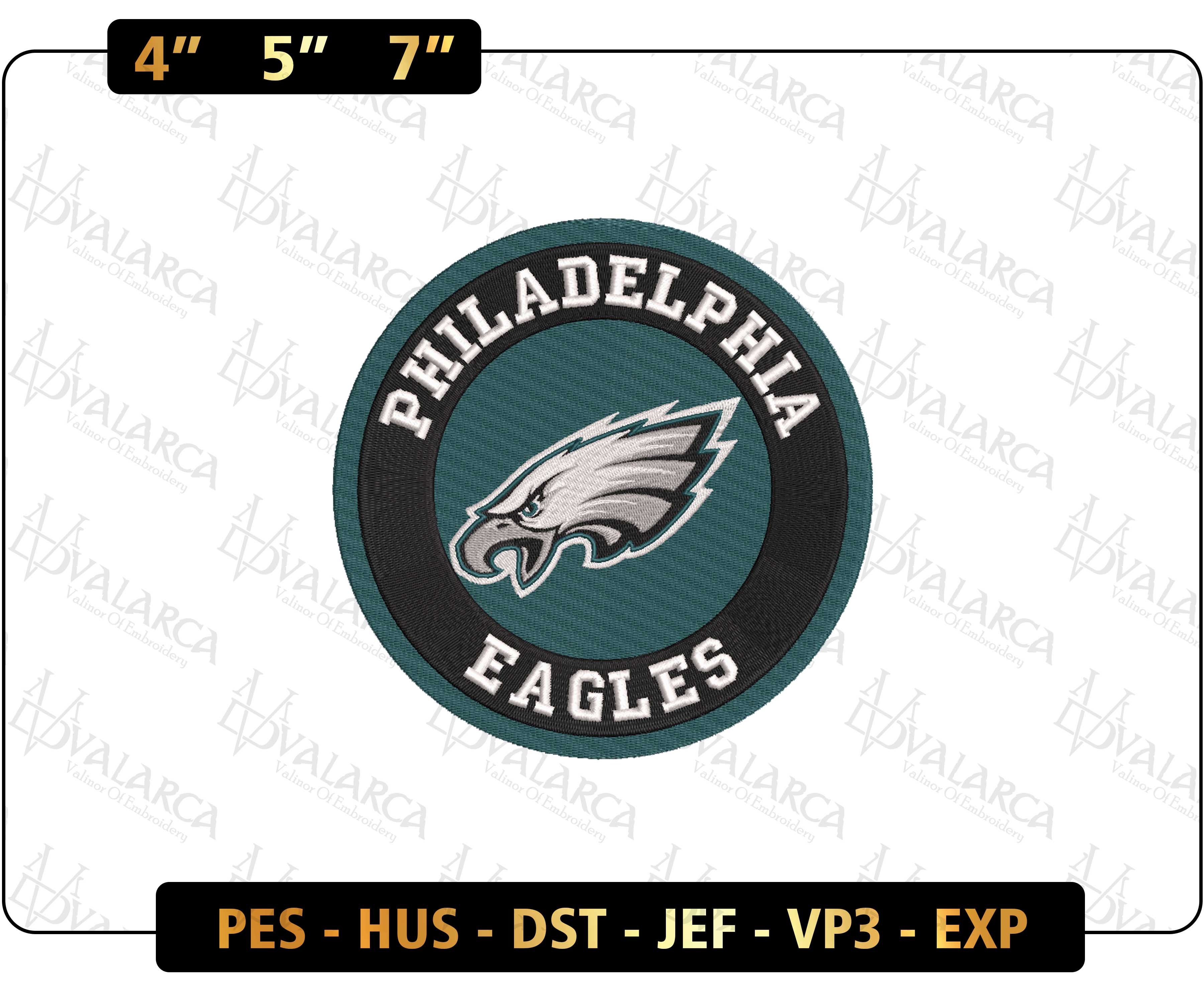 NFL Philadelphia Eagles Embroidery Design, NFL Football Logo | Inspire ...