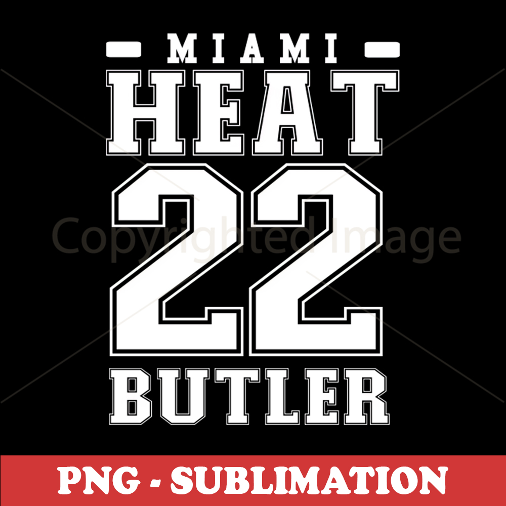 Miami Heat Buter PNG Digital Download File - 22 Edition Cham - Inspire ...