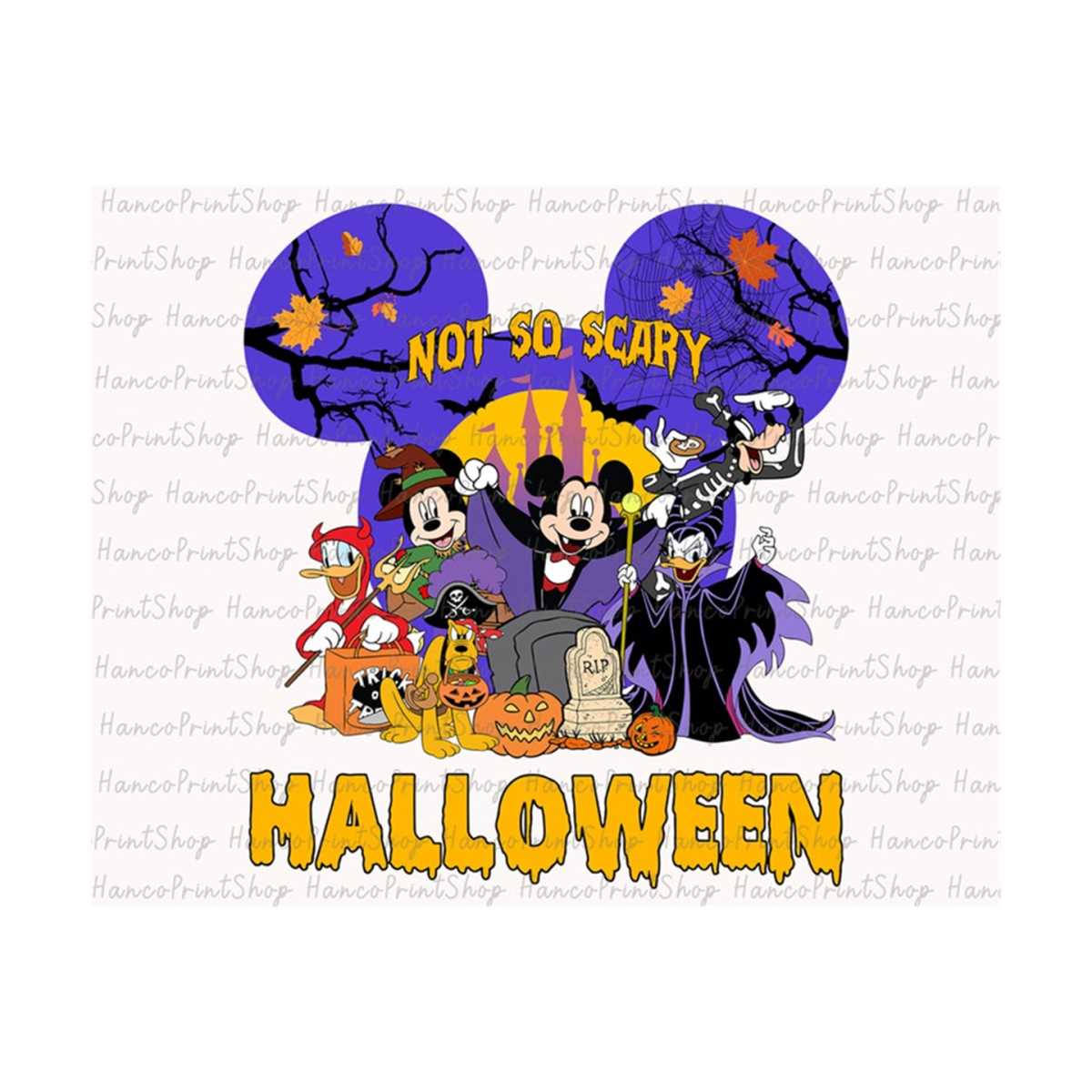 Halloween Not So Scary PNG, Mouse And Friends Png, Halloween | Inspire ...
