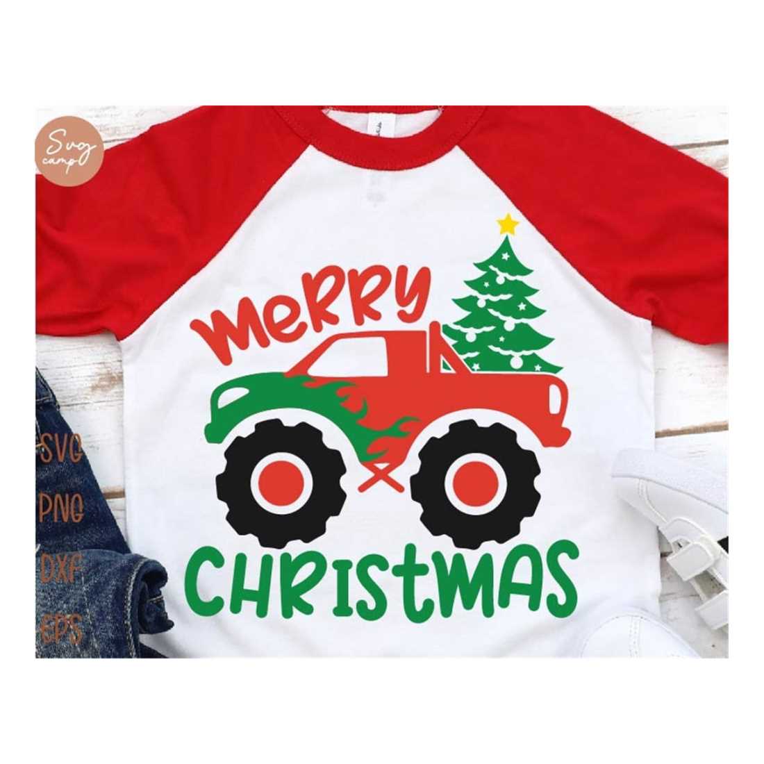 Christmas Truck Svg, Monster Truck Svg, Christmas Tree Svg, | Inspire ...