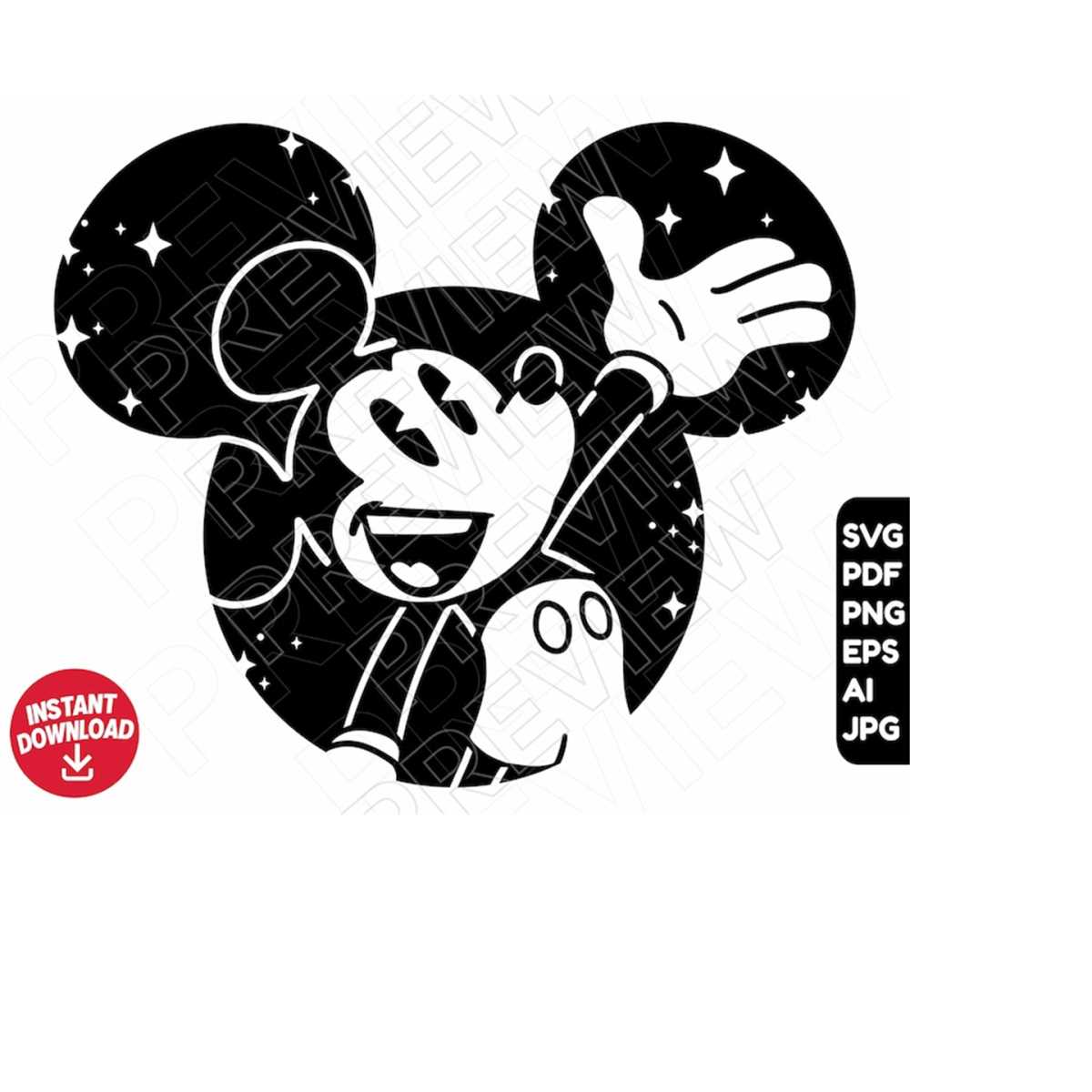 Mickey ears SVG mouse png , Disneyland ears svg , cricut cut - Inspire ...