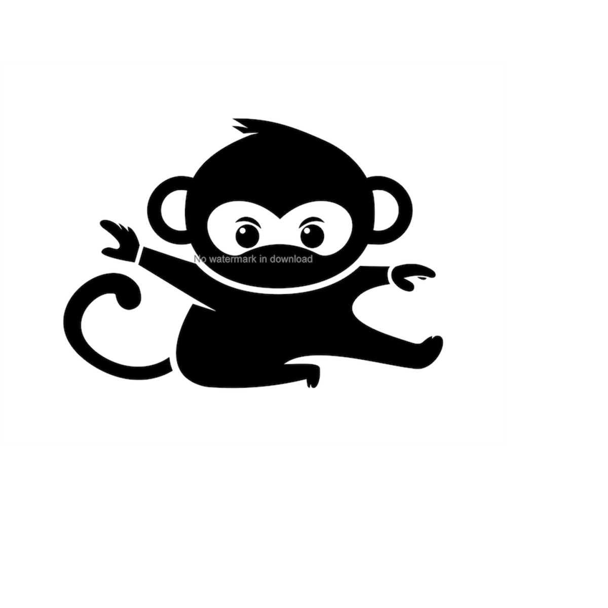 Monkey Svg Cutting Files, Monkey Dxf Cut File, Monkey Cuttin - Inspire Uplift