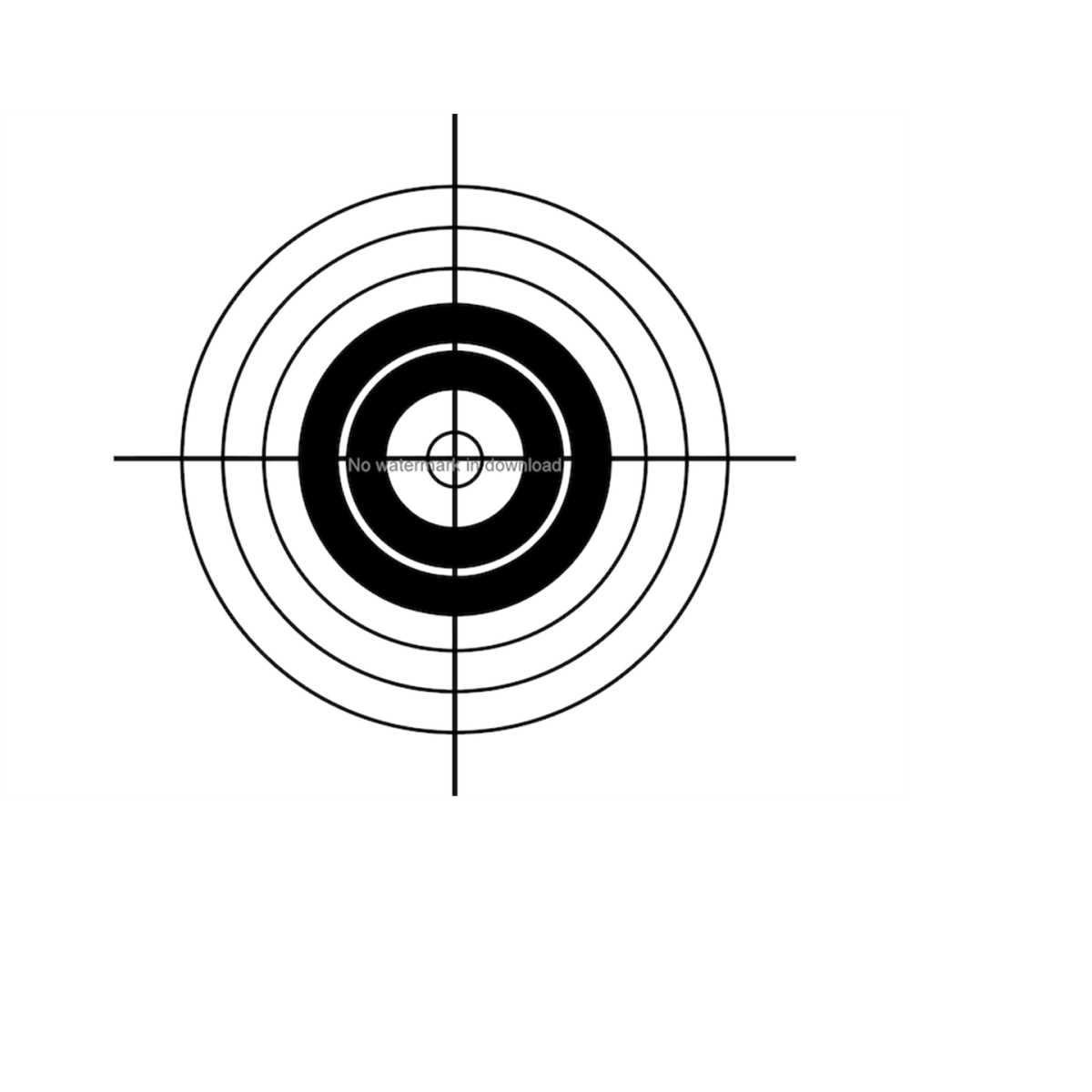 Target Cut File, Bull's Eye Svg Clipart, Target Practice Cli - Inspire ...
