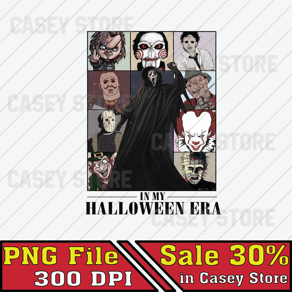 In My Halloween Era Png, Halloween Character Png, Horror Mov - Inspire ...