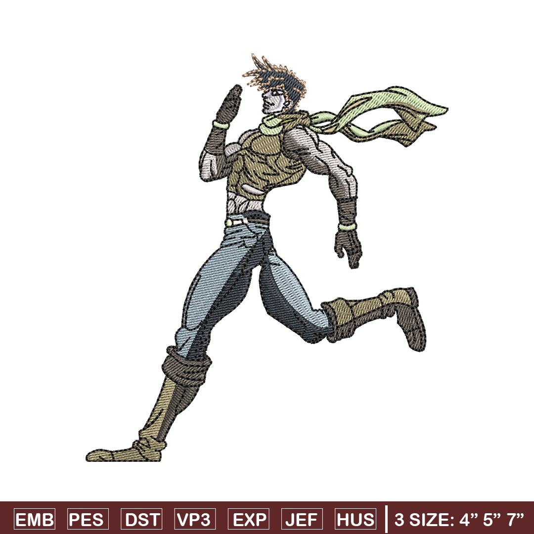 Joseph joestar embroidery design, Joseph joestar embroidery, | Inspire ...