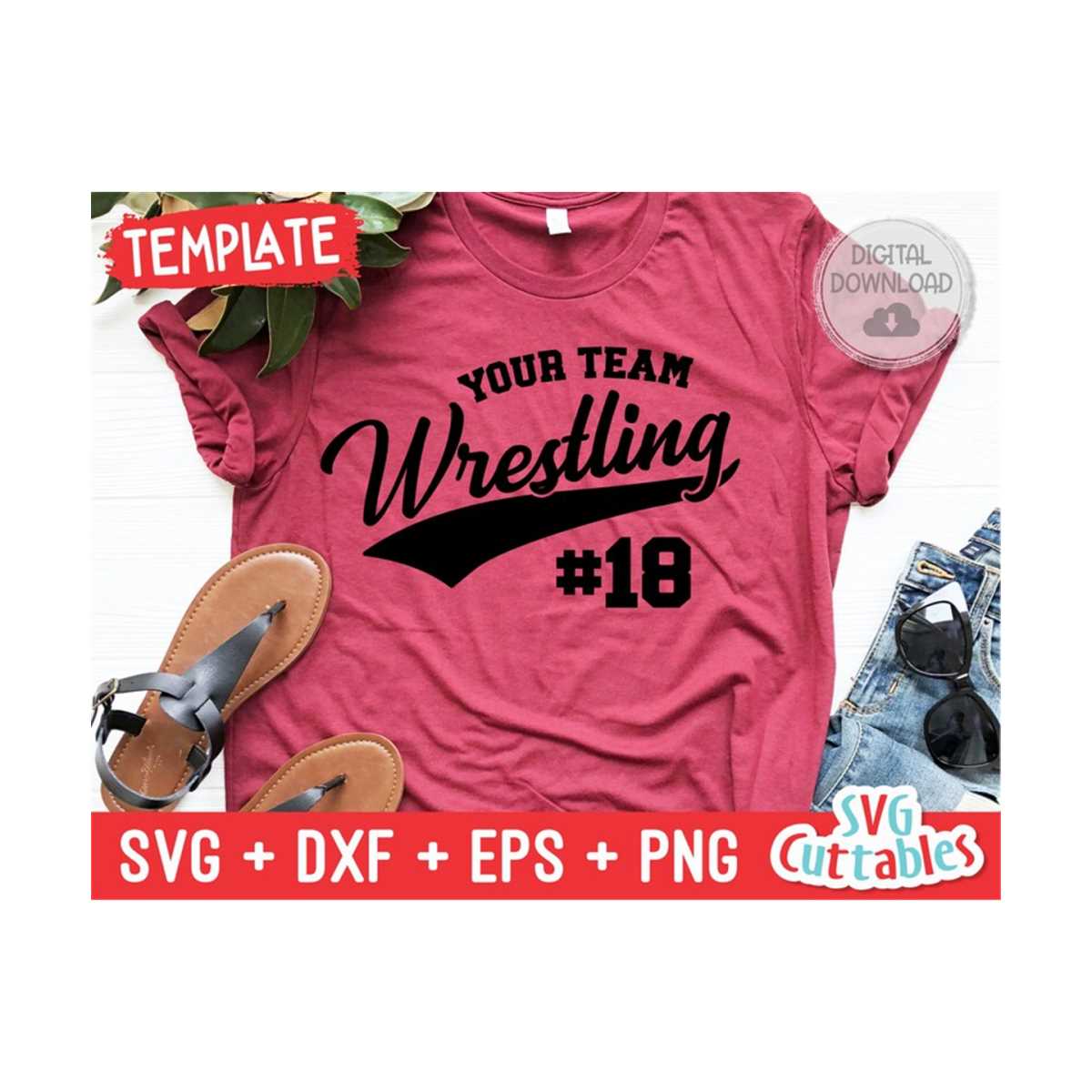 Wrestling svg - Wrestling Template 0012 - svg - eps - dxf - | Inspire ...