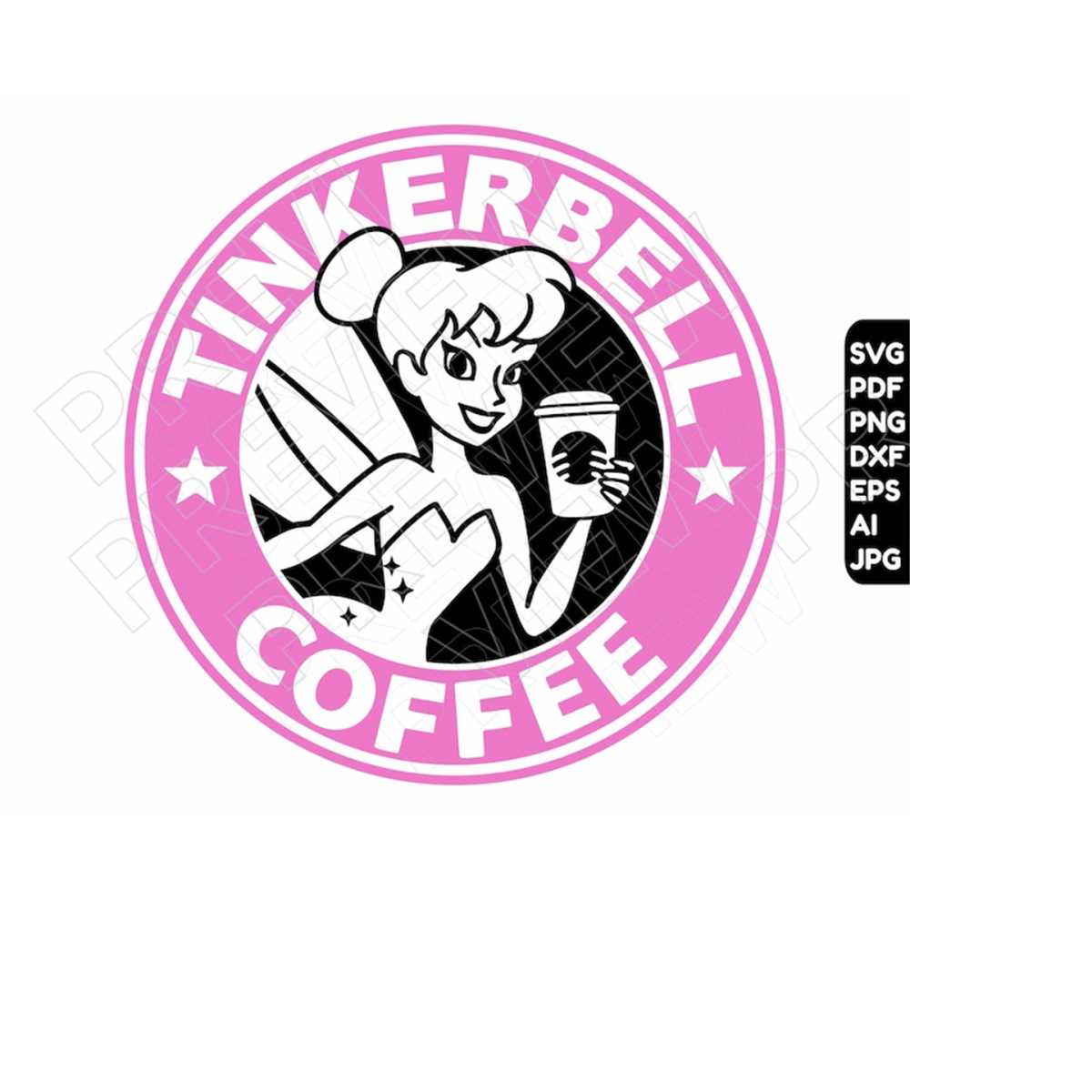 Tinkerbell SVG png dxf clipart cricut , cut file layered by - Inspire ...