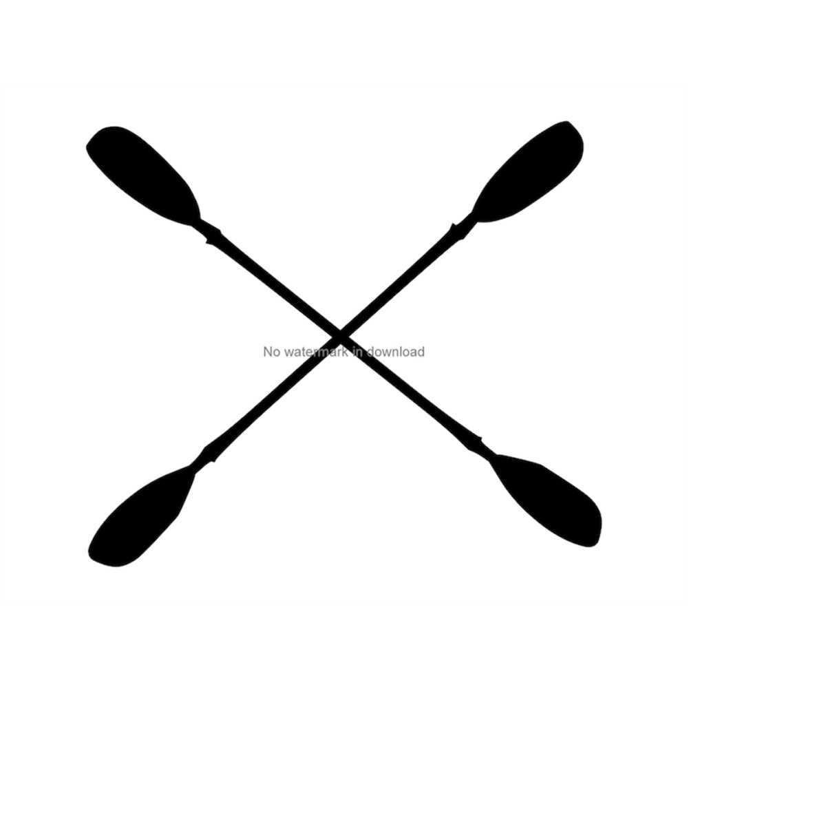 Kayaking Paddles Svg Cutting File, Kayak Oars Svg Cutting Im - Inspire ...