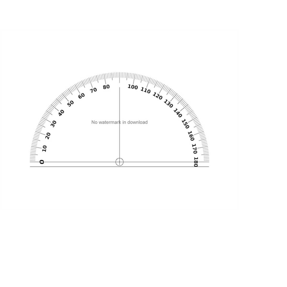 Protractor Svg Image, Protractor Vector, Protractor Iron On - Inspire ...