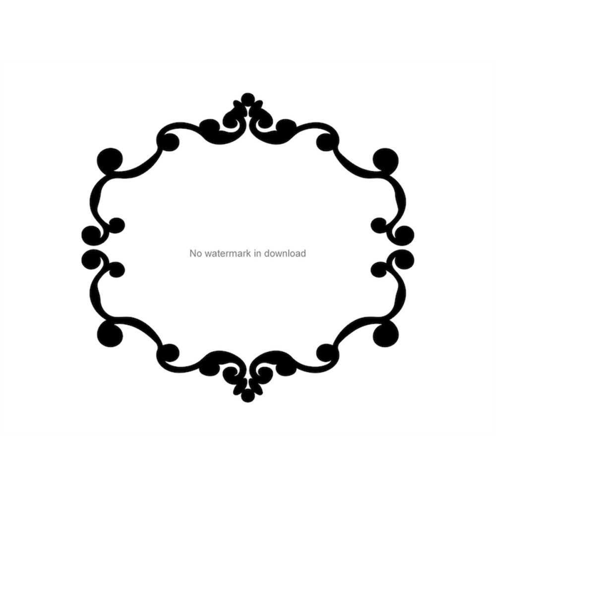 Flourish Frames Svg Cut Files, Flourish Frames Svg Cutting F - Inspire ...