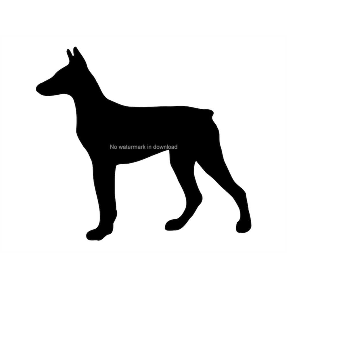 Doberman Vinyl Cut File, Doberman Cut Files, Doberman Svg Cu - Inspire ...