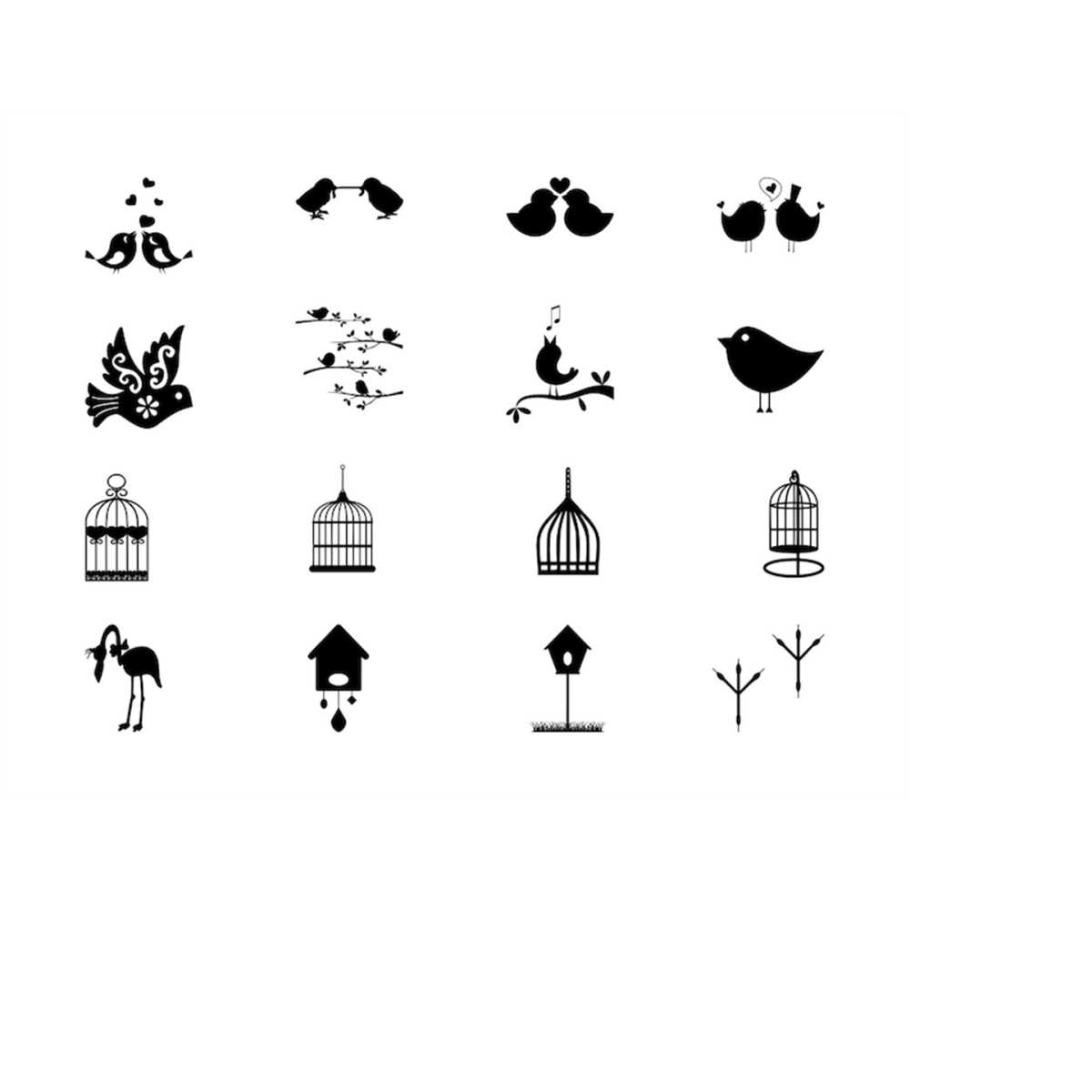 Bird Svg Clipart, Bird Vector, Bird Files For Cutting, Bird - Inspire ...