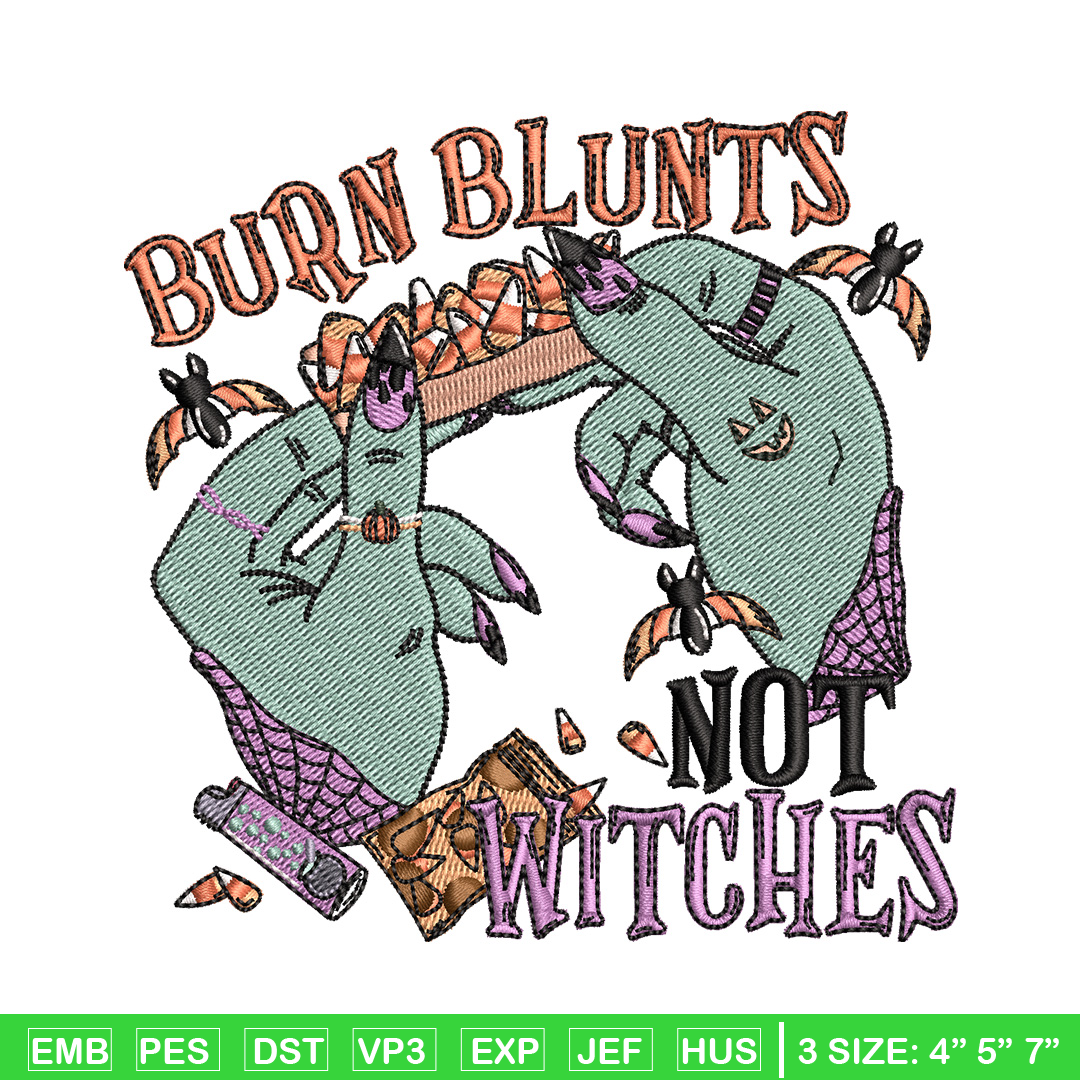 Not witches embroidery design, Horror embroidery, Embroidery - Inspire ...