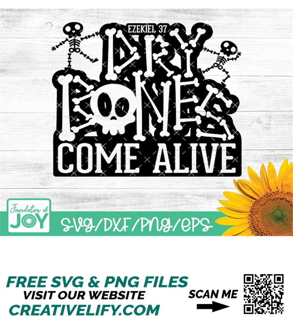 Dry Bones come alive svg, Christian Halloween svg, Halloween | Inspire ...