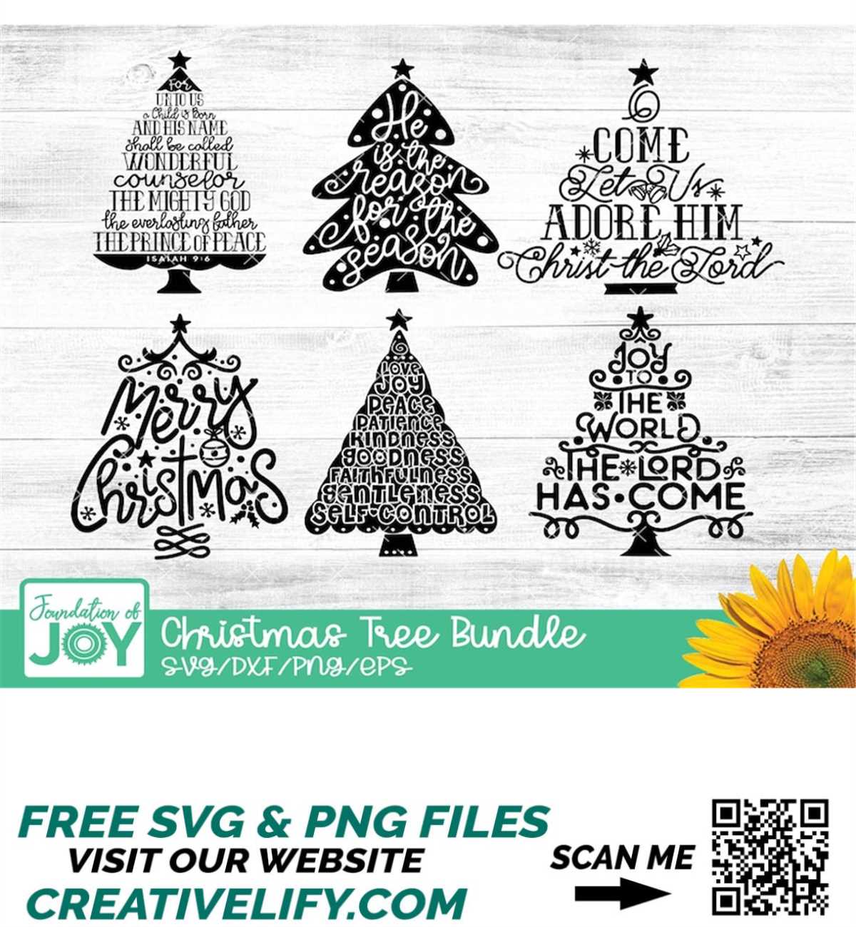 Christmas Tree Bundle, Svg Bundle, Holiday Bundle, Christmas | Inspire ...