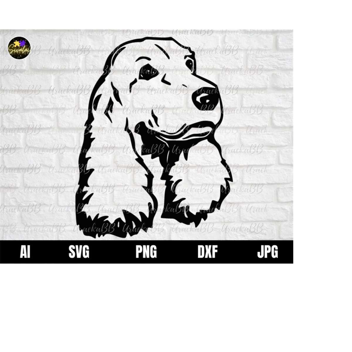 Cocker Spaniel Svg, Cute English Cocker Spaniel Svg, Dog Svg - Inspire ...