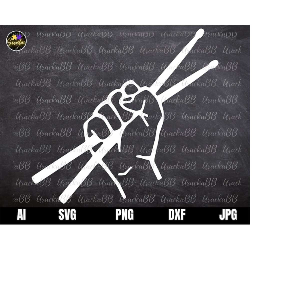 Drummer Svg, Drums Svg, Hand Holding Drum Sticks Svg, Drumst | Inspire ...