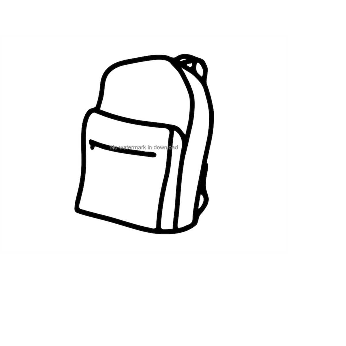 Backpack svg File For Cutting, Backpack Svg Cutting Image, B | Inspire ...