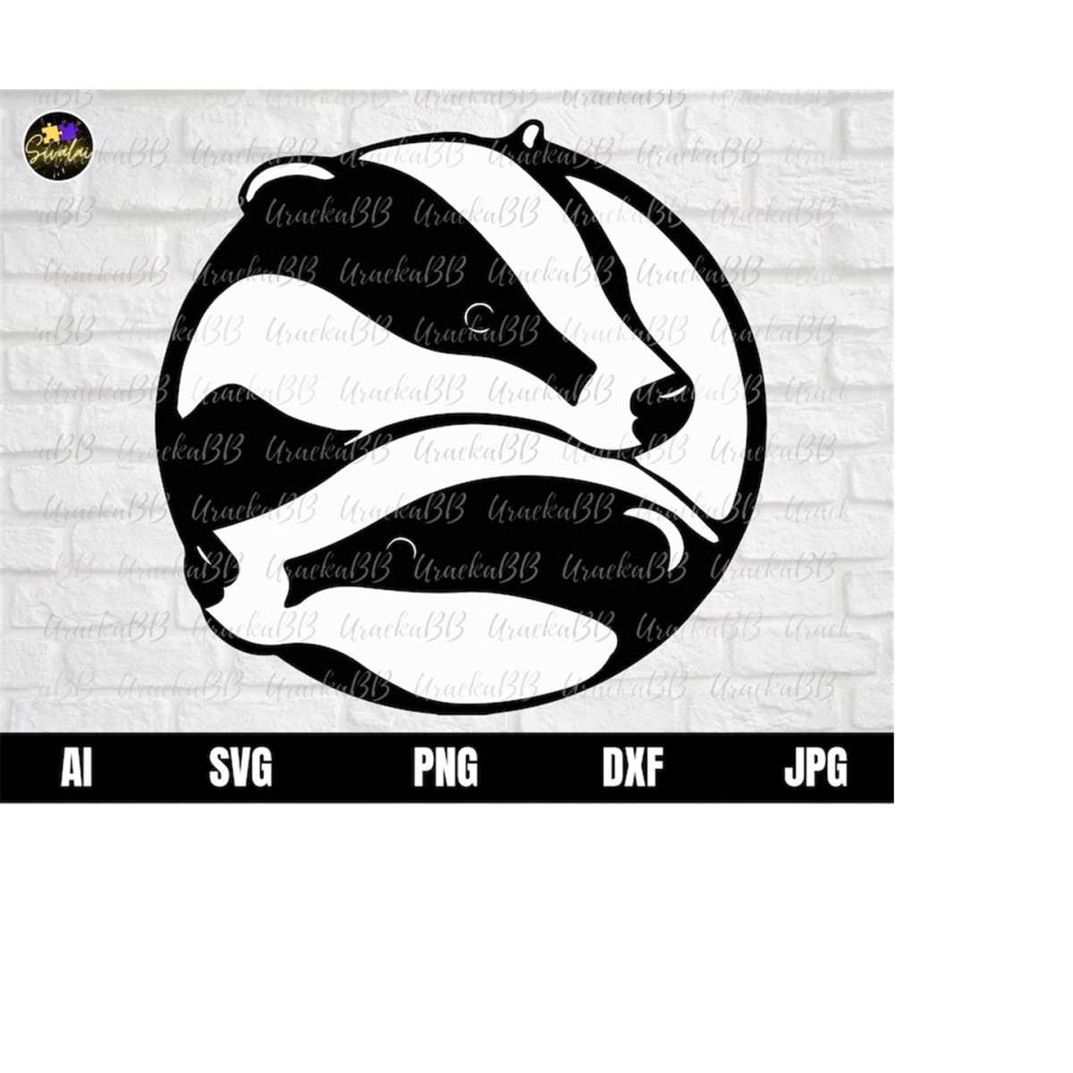 Badger Svg, Forest Creatures Svg, Badger Face Svg, Badger ma | Inspire ...