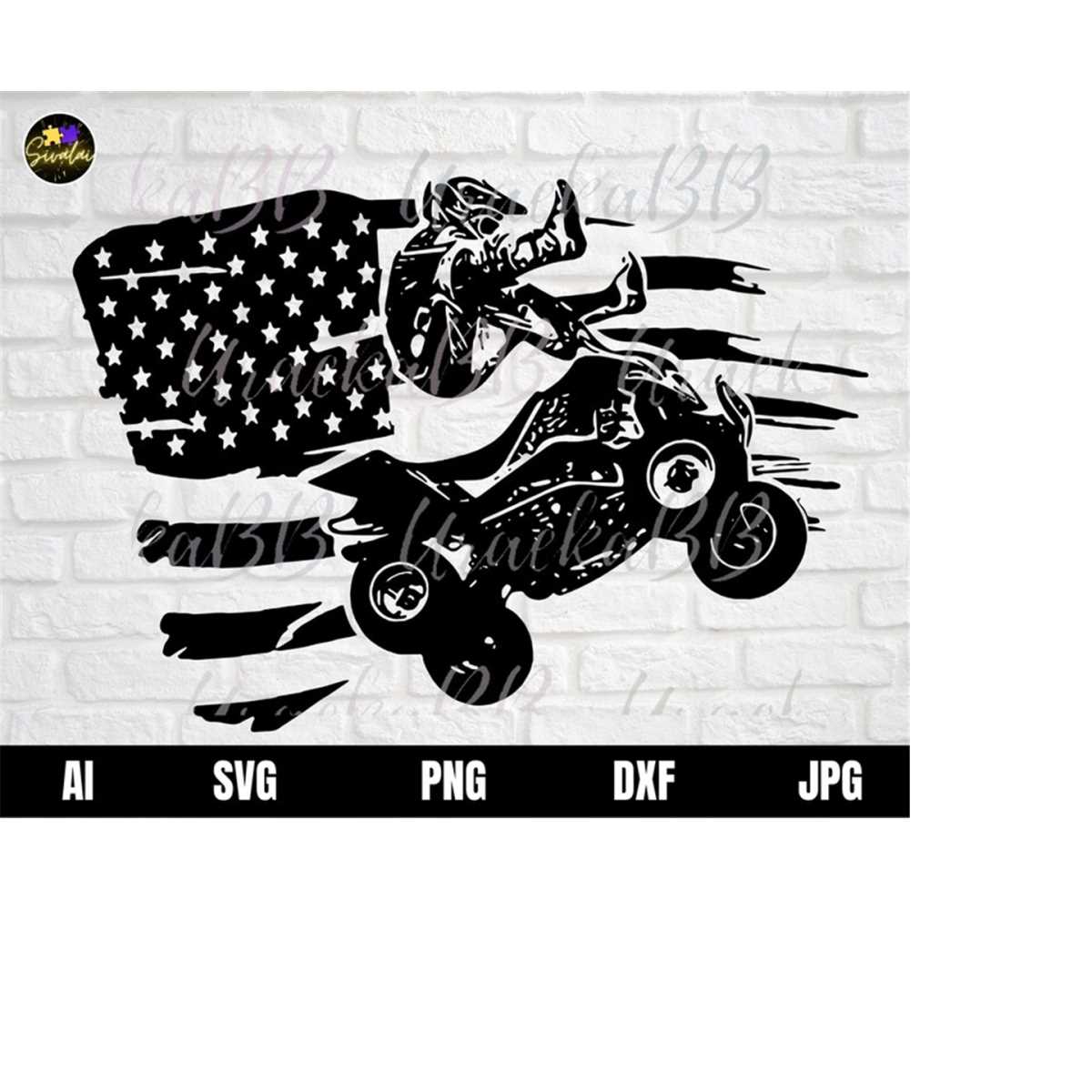 US Atv Svg File, Atv offroad Svg, ATV svg, Usa Flag Atv svg | Inspire ...