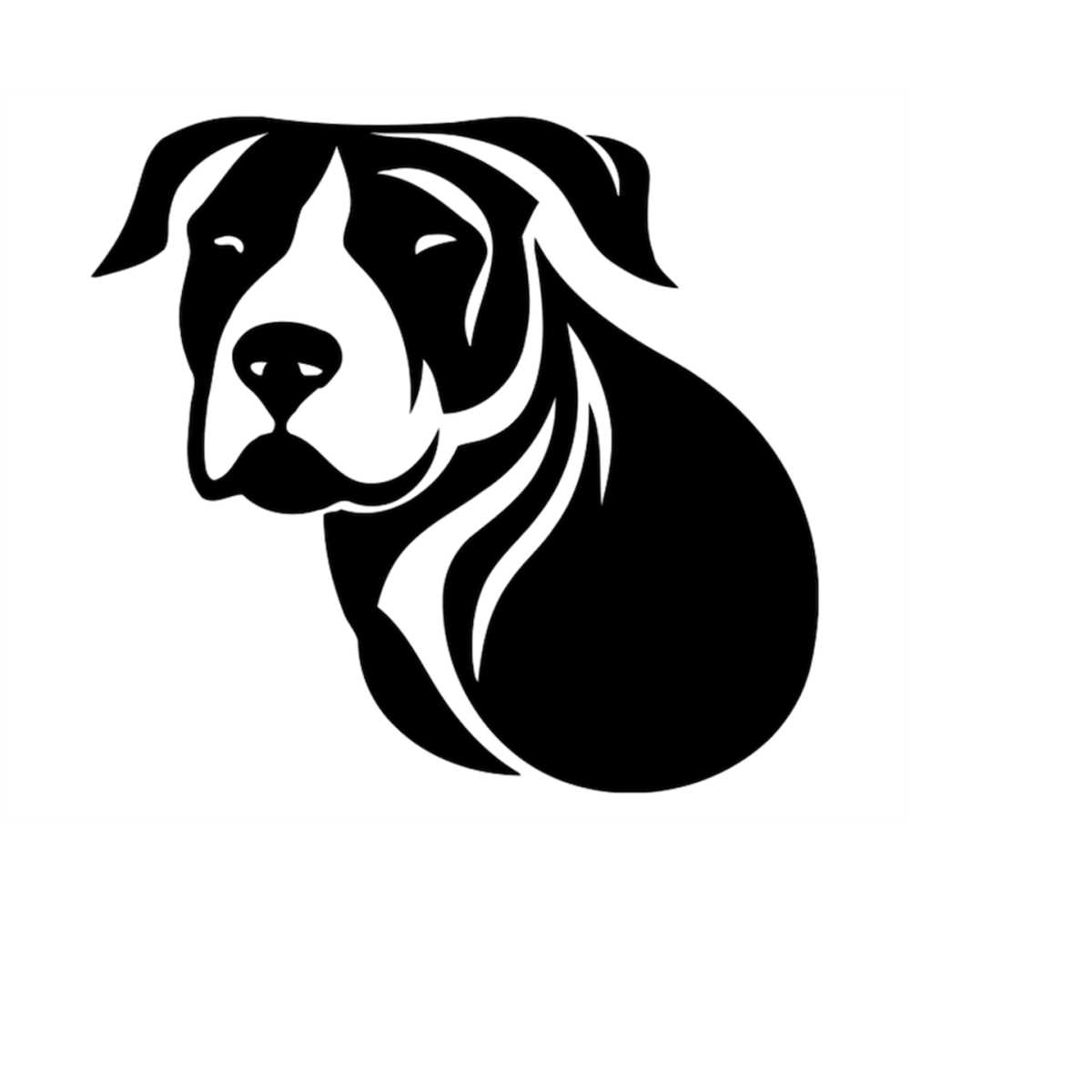Pitbull Clip Art Download Dxf Download Pitbull Dog Picture C - Inspire ...