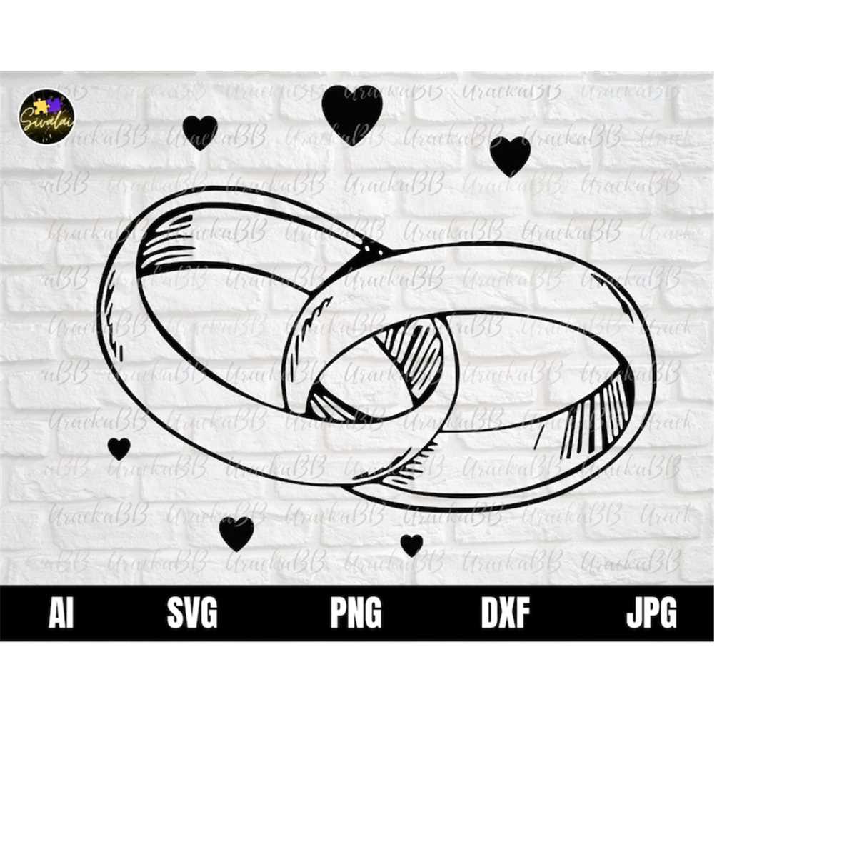 Wedding Ring SVG, Couple Rings SVG, Wedding Rings svg, Engag - Inspire ...
