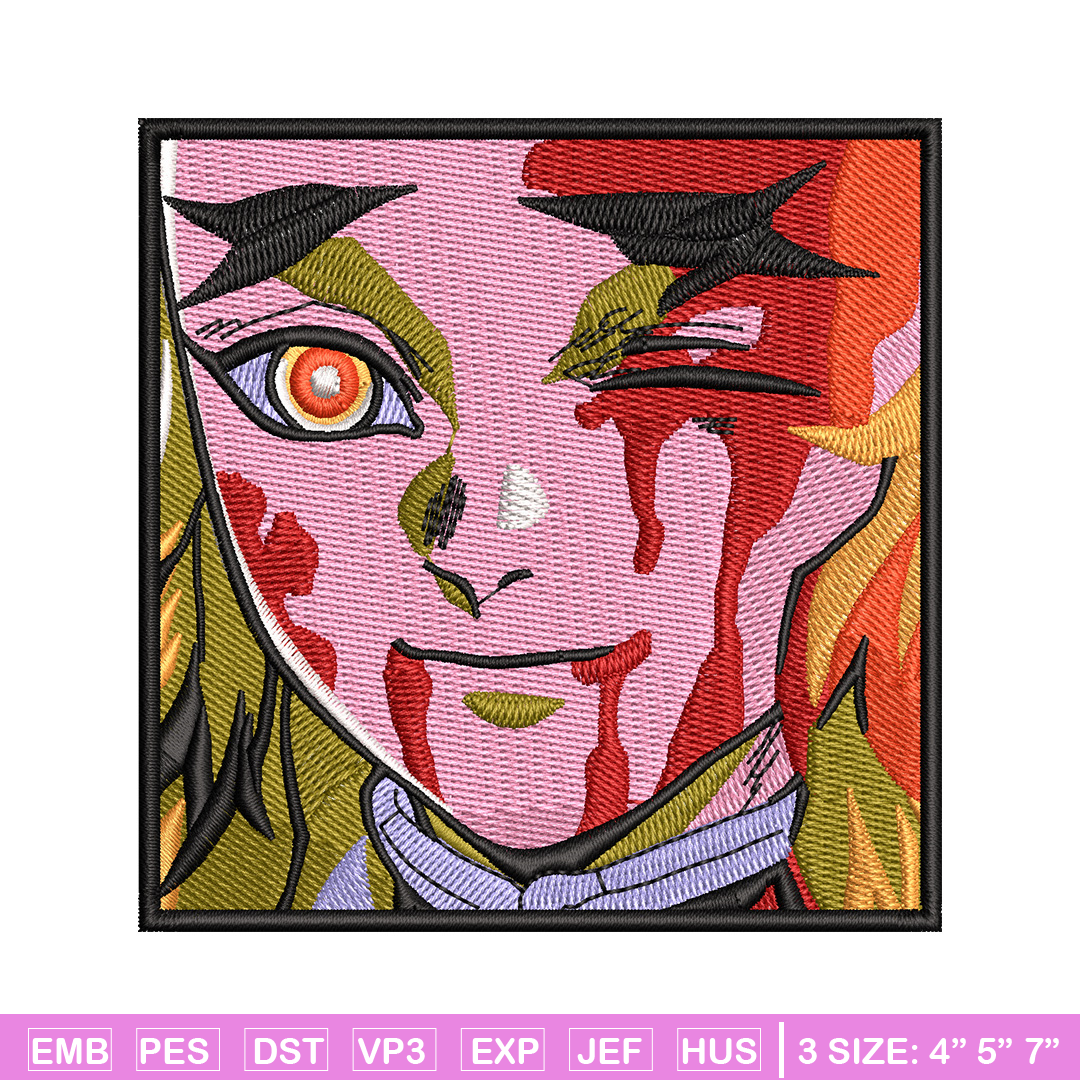 Rengoku face embroidery design, Rengoku embroidery, Anime de | Inspire ...
