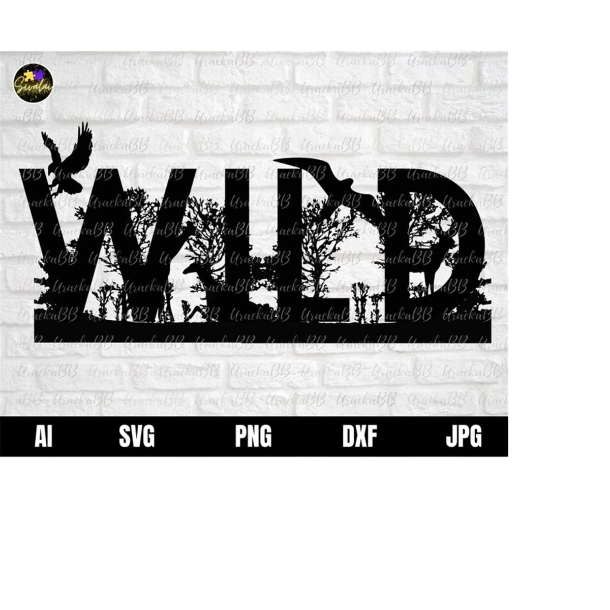 Wild Svg, Forest Svg, Woodland Animals Wild SVG, Outdoor Nat - Inspire ...