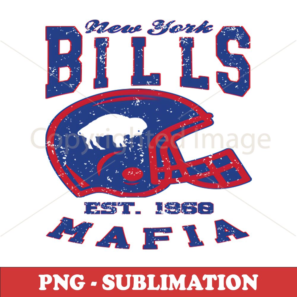 Distressed Bills Mafia Sublimation PNG - New York Football - | Inspire ...