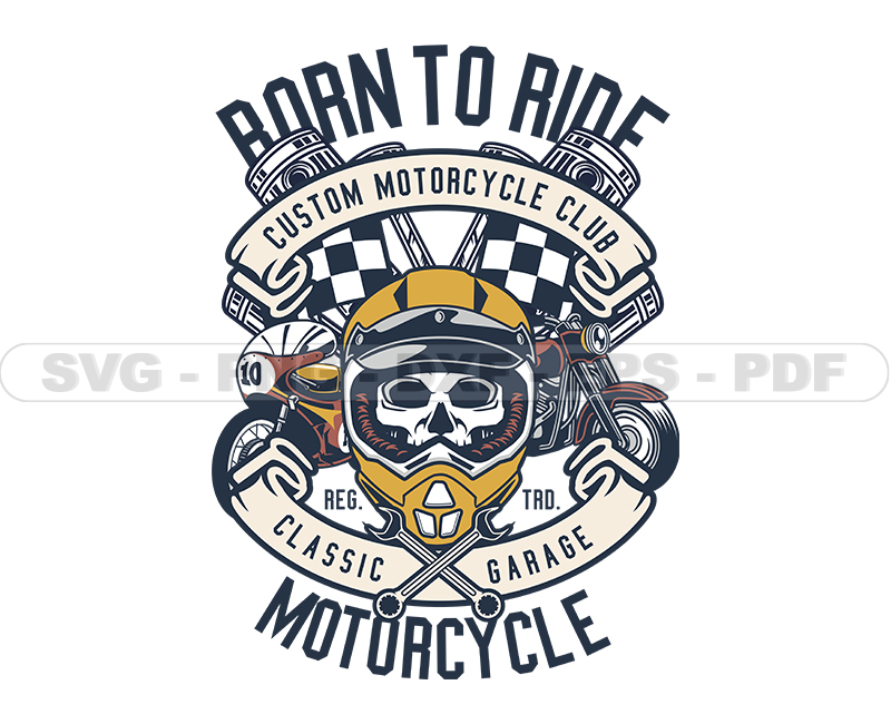 Motorcycle svg logo, Motorbike SVG PNG, Harley Logo, Skull S - Inspire ...