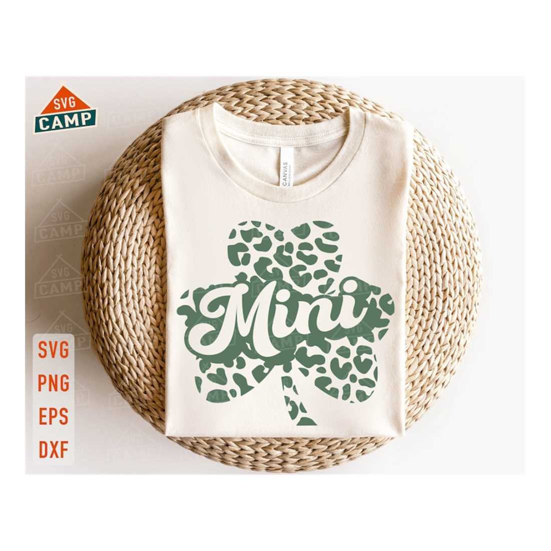 Shamrock Mini St Patricks Day Svg, Shamrock Leopard Svg, Sha - Inspire ...