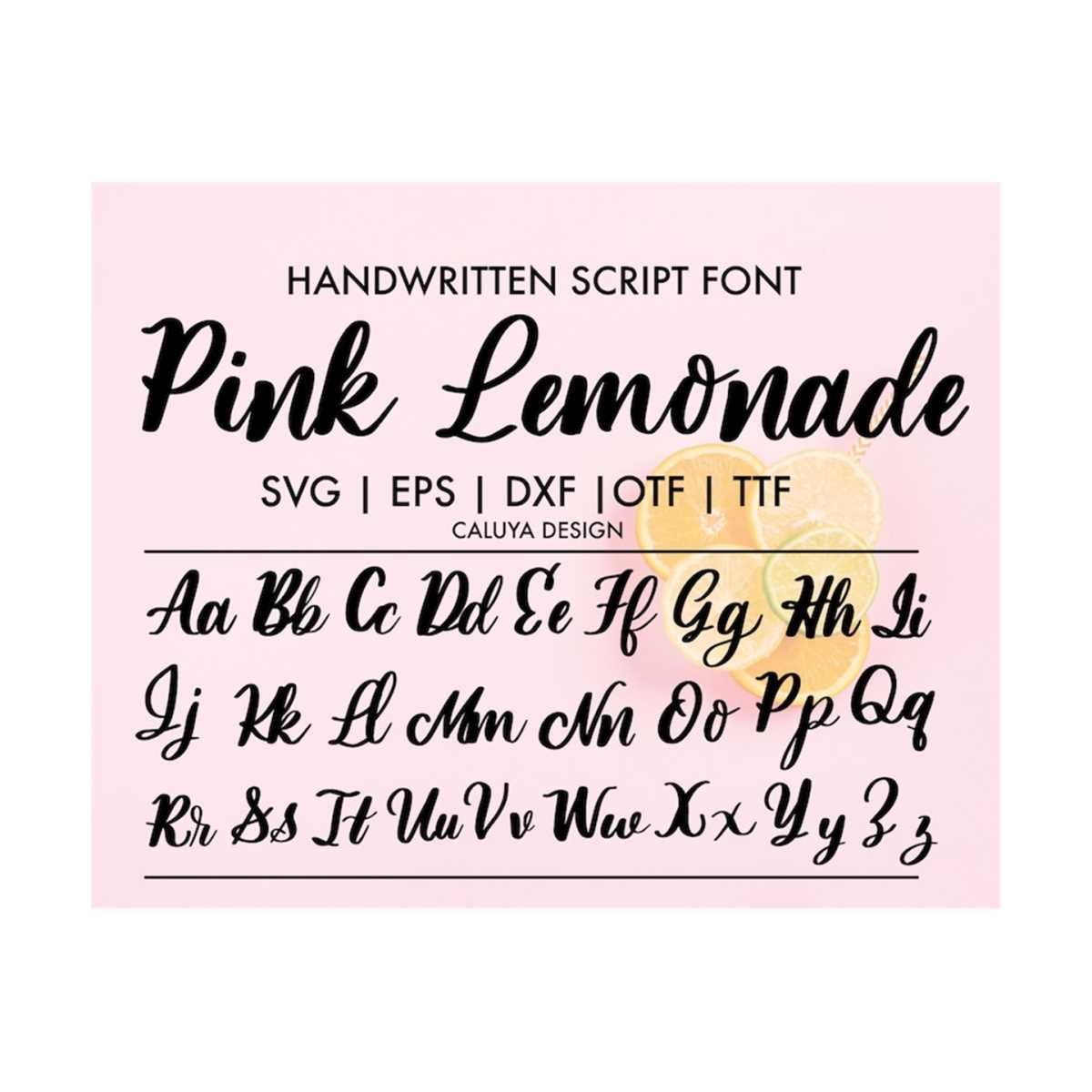 Hand Written Script Alphabet | Cricut Font, svg, dxf, eps fo | Inspire ...
