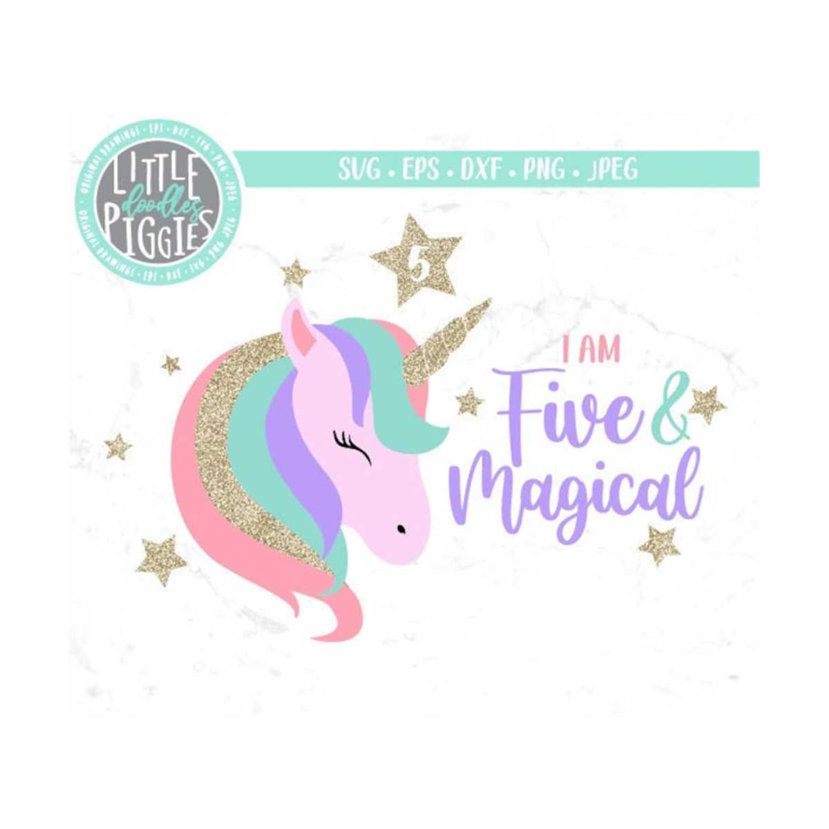 five unicorn svg - Inspire Uplift