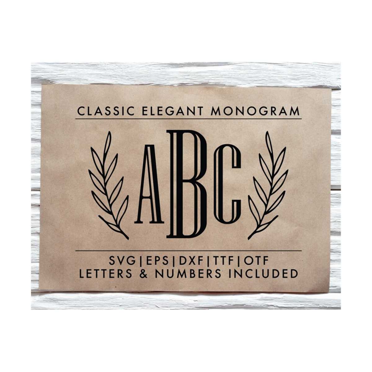 Personalized Monogram SVG | Wedding Monogram SVG | Invitatio | Inspire ...