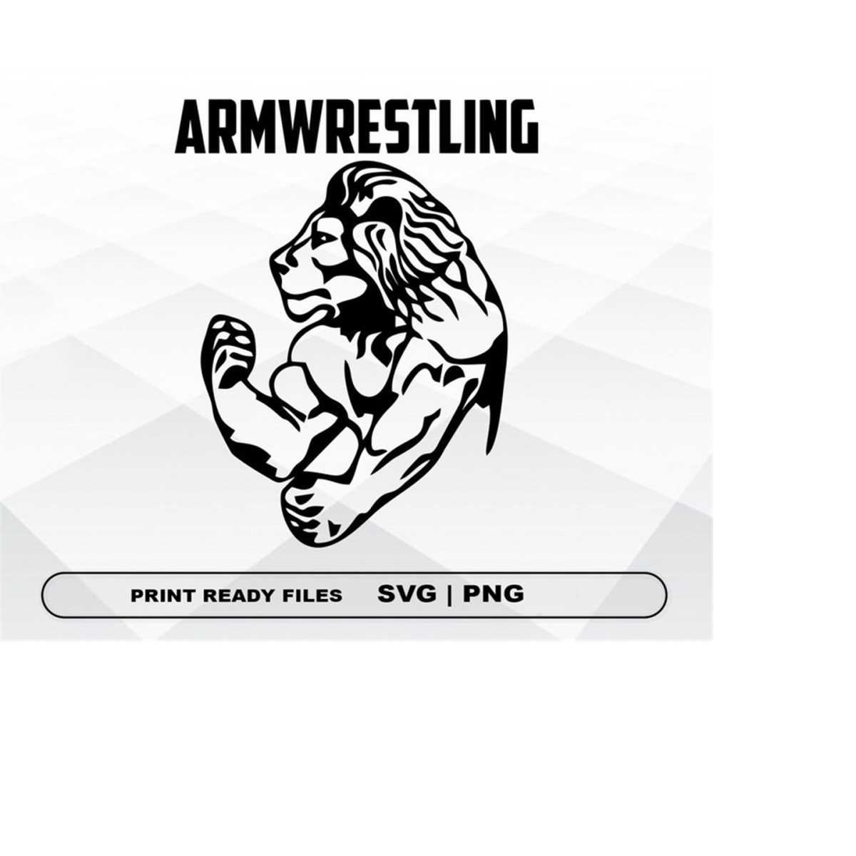Arm wrestling SVG and PNG Files Clipart, Arm wrestling Print - Inspire ...