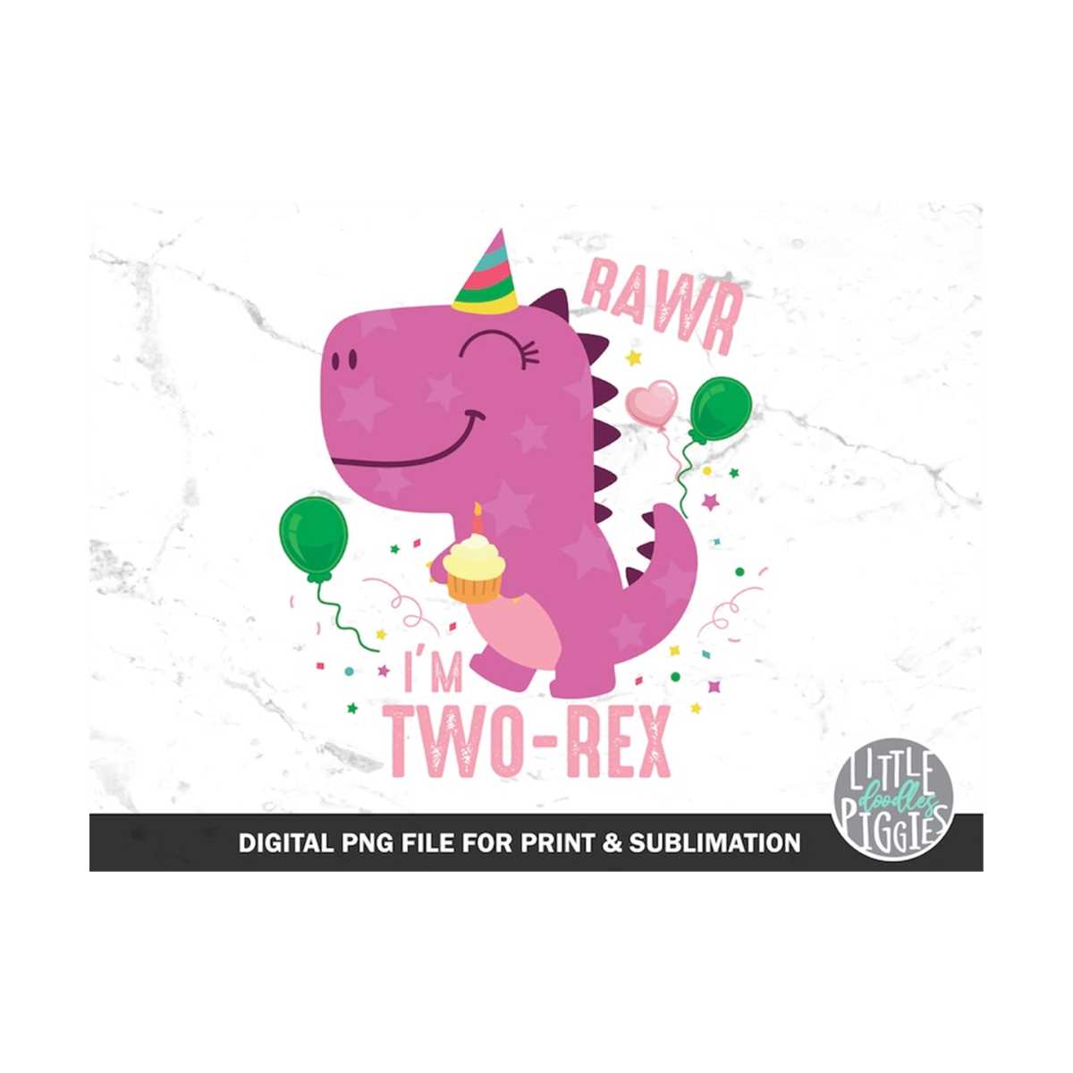 Rawr Two-Rex Girl Dinosaur PNG, Girl Two Rex Png, Girl Dinos | Inspire ...