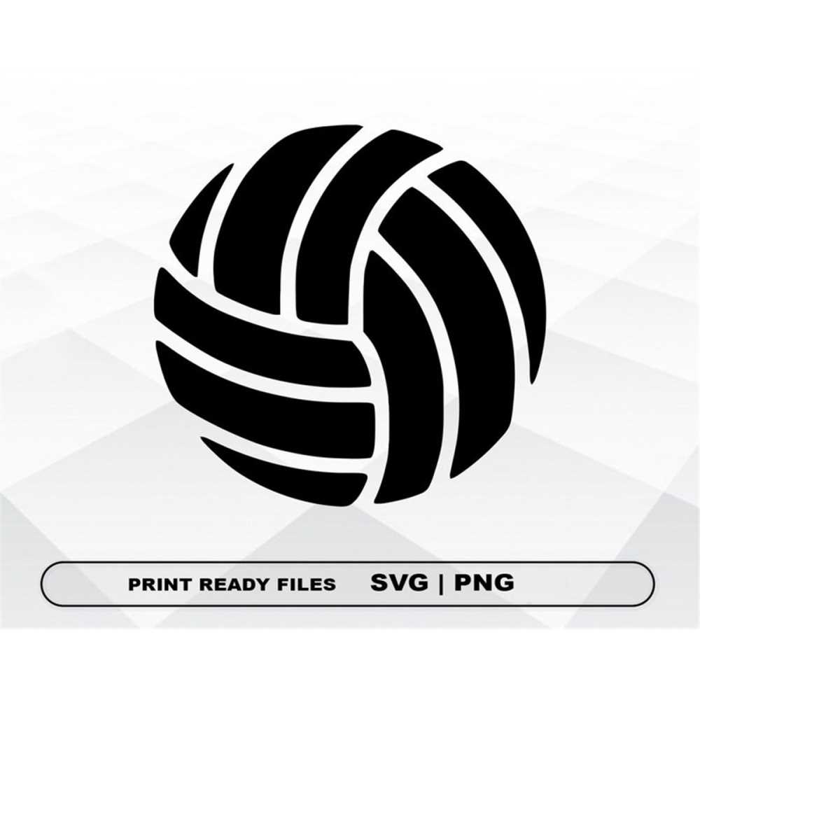 Volleyball SVG and PNG Files Clipart, Volleyball Print SVG, - Inspire ...