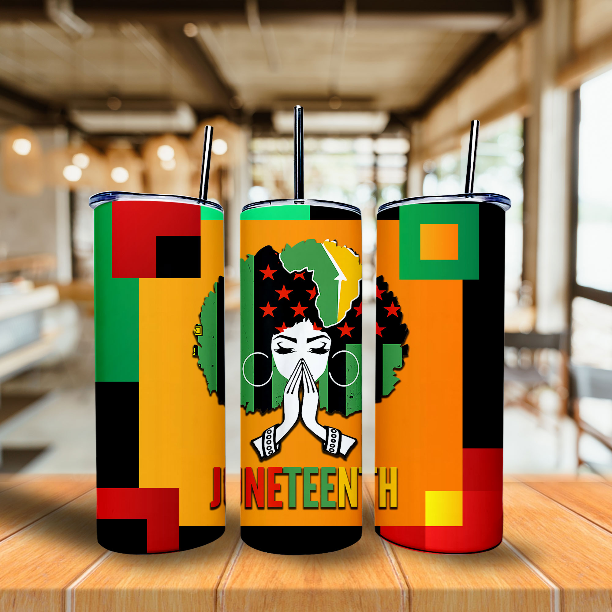 Juneteenth designs Tumbler Wrap 45 | Inspire Uplift