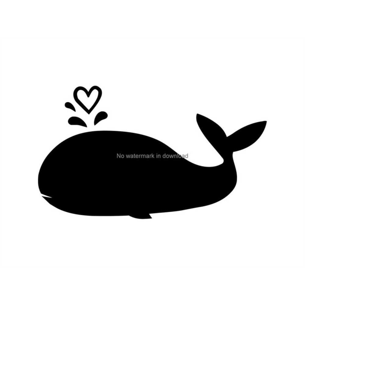 Whale Svg Vector Image, Whale Cutting Cut File, Whale Eps Cl - Inspire ...