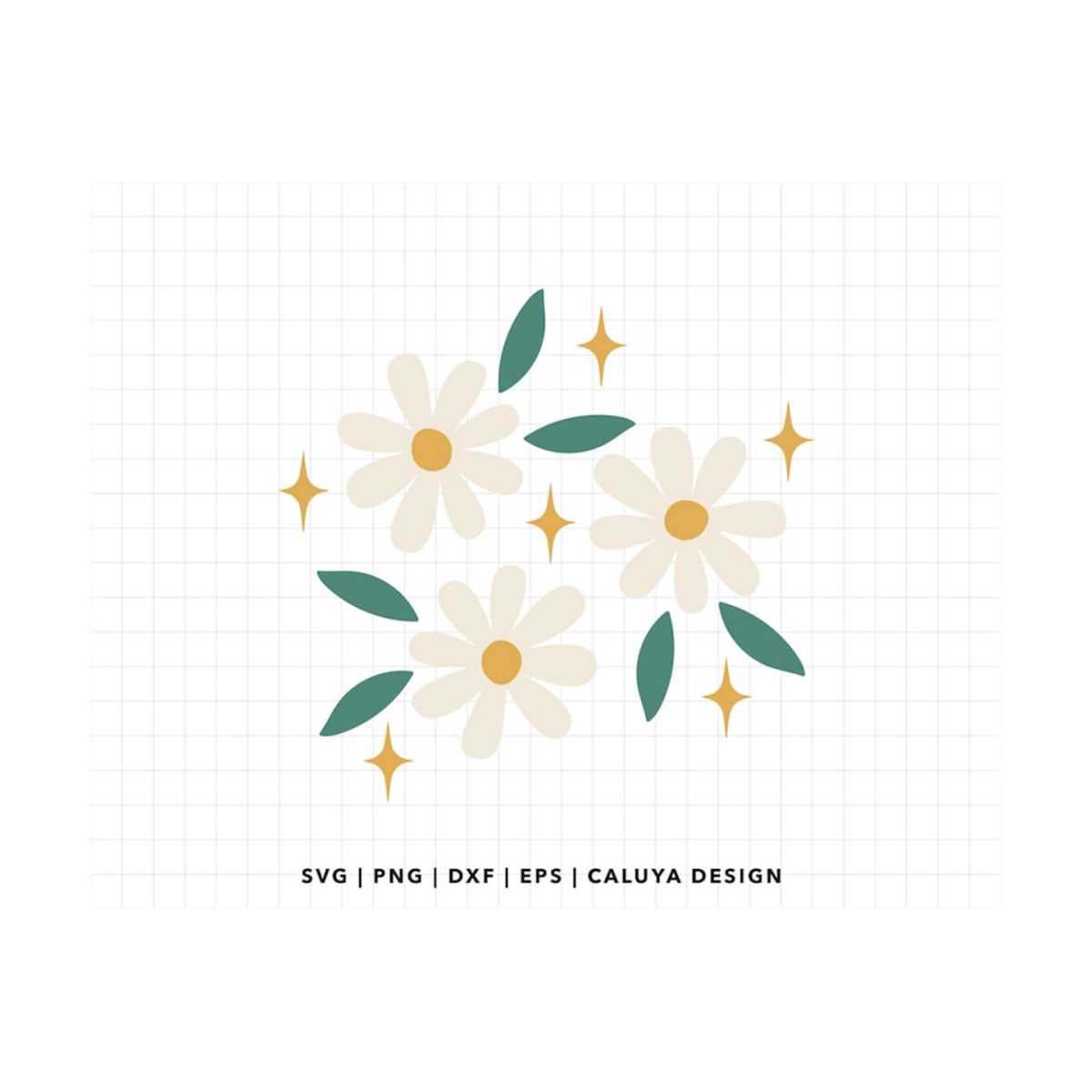 Daisies Flowers SVG | daisy and flower svg | retro daisy svg | Inspire ...