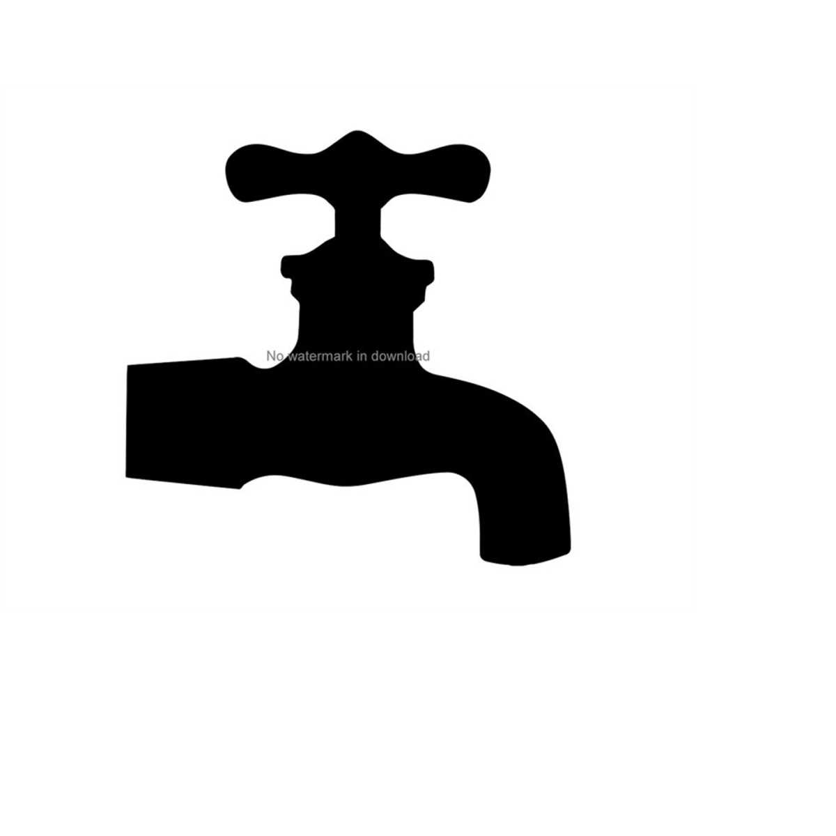 Faucet Cutting Clipart, Water Svg Cut File, Faucet Png, Fauc - Inspire ...