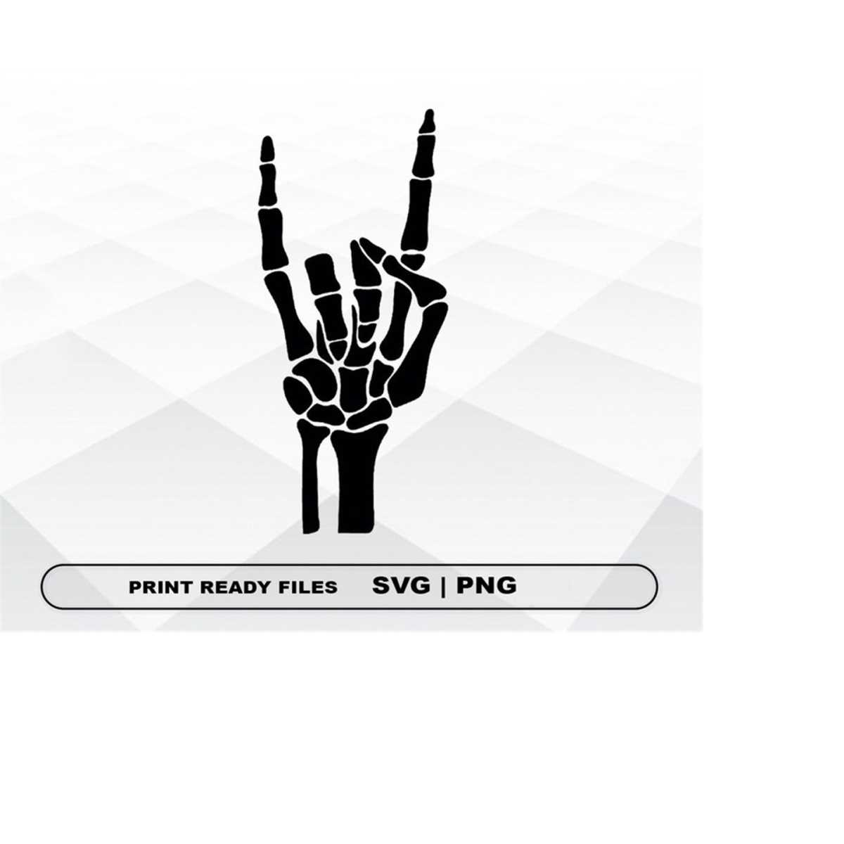 Skeleton rock SVG and PNG Files Clipart, Skeleton rock Print - Inspire ...