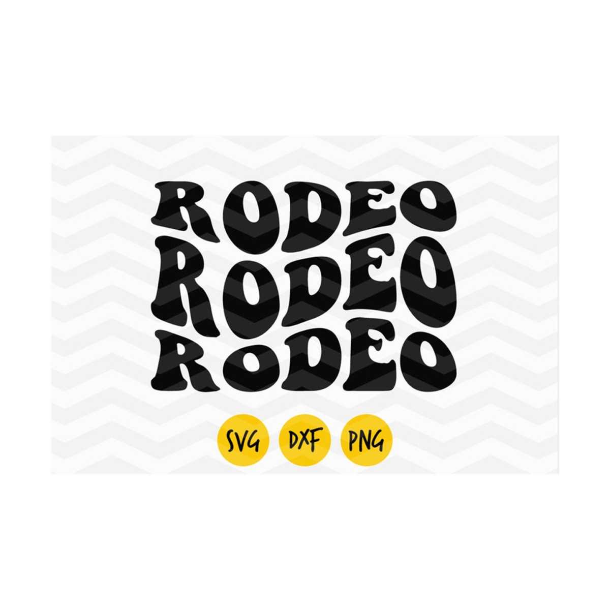 Rodeo svg,Rodeo groovy svg, Wavy stacked svg, retro sports s | Inspire ...